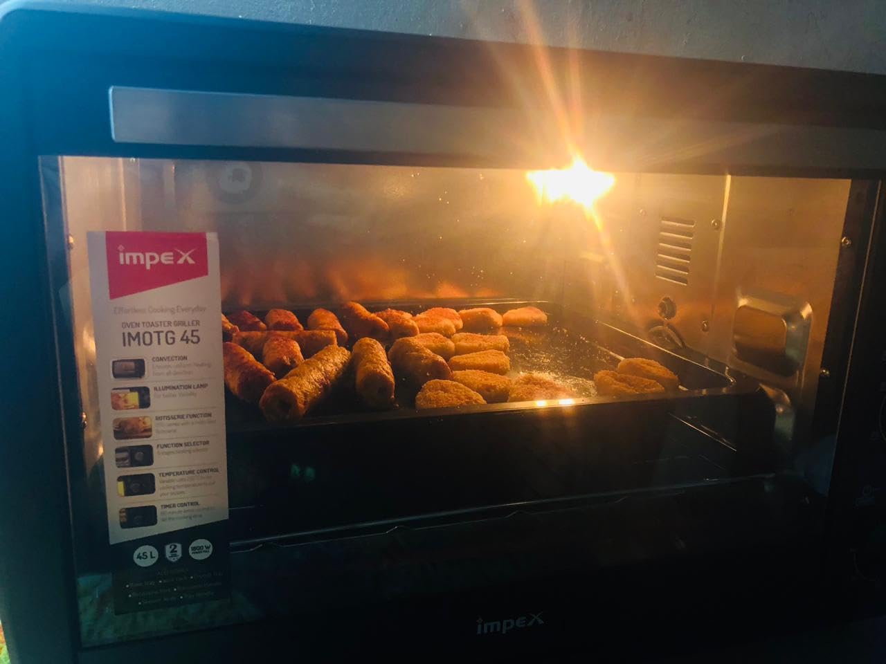 Buy Impex IMOTG-19 Oven Toaster Grill OTG with Convection Function (19 ...