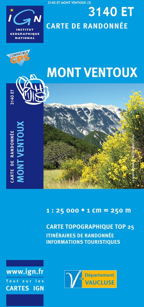 Mont Ventoux (3140ET) (TOP 25): Amazon.co.uk: IGN Institut Géographique ...