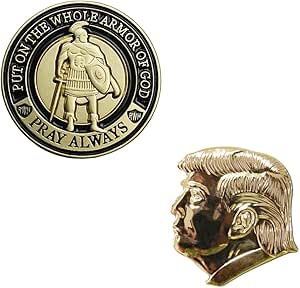 Amazon.com: President Donald Trump Pin, Gold Plated Lapel Pins, 1.2" x ...