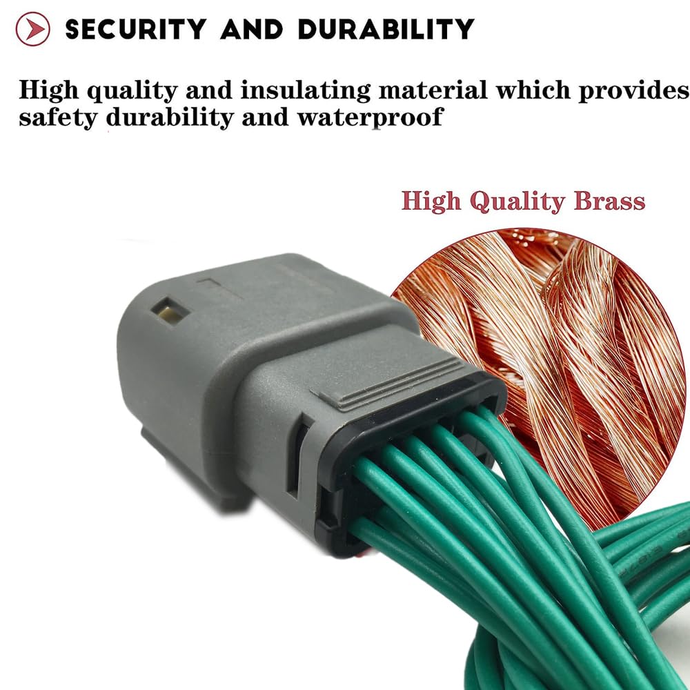 Snapklik.com : Ajnlx Halogen Headlight Connector Pigtail Wiring Harness ...