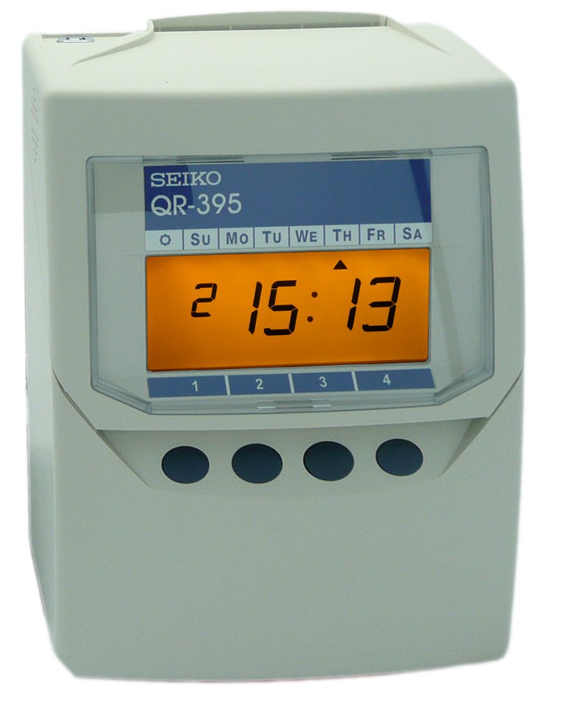 Seiko QR395 Calculating Clocking in Machine: Amazon.co.uk: Stationery ...