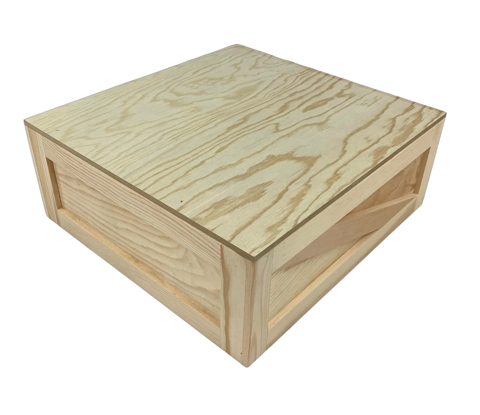 Amazon.com - Shadow Breeze Large Wooden Box with Drop Lid | Rustic ...