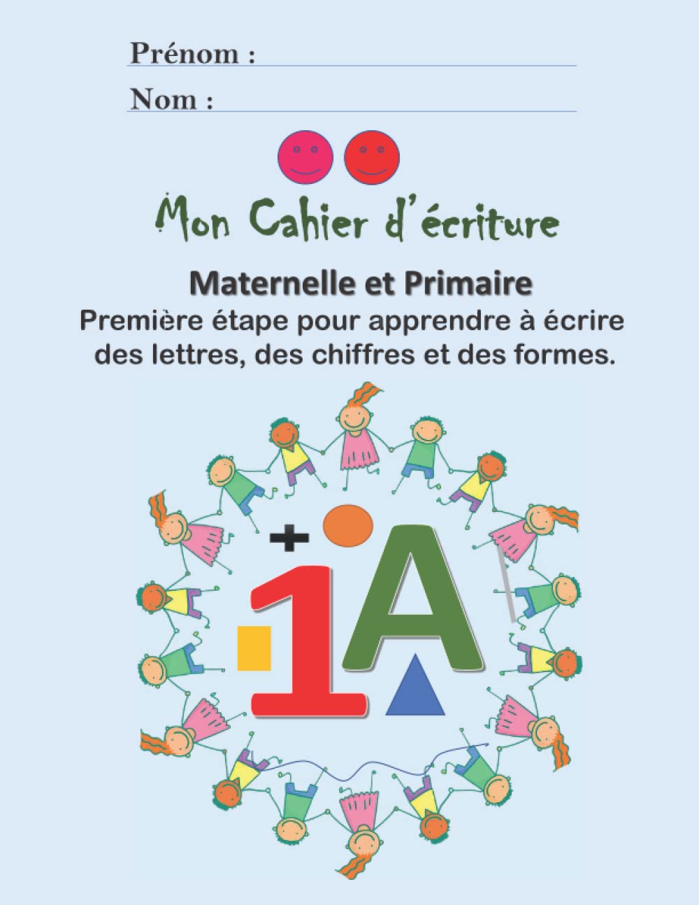 Mon Cahier Decriture Apprendre A Ecrire Des Lettres Majuscules Et ...