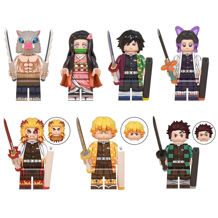 Buy VellMix Anime Building Blocks - Characters of TANJIRO KAMADO ...