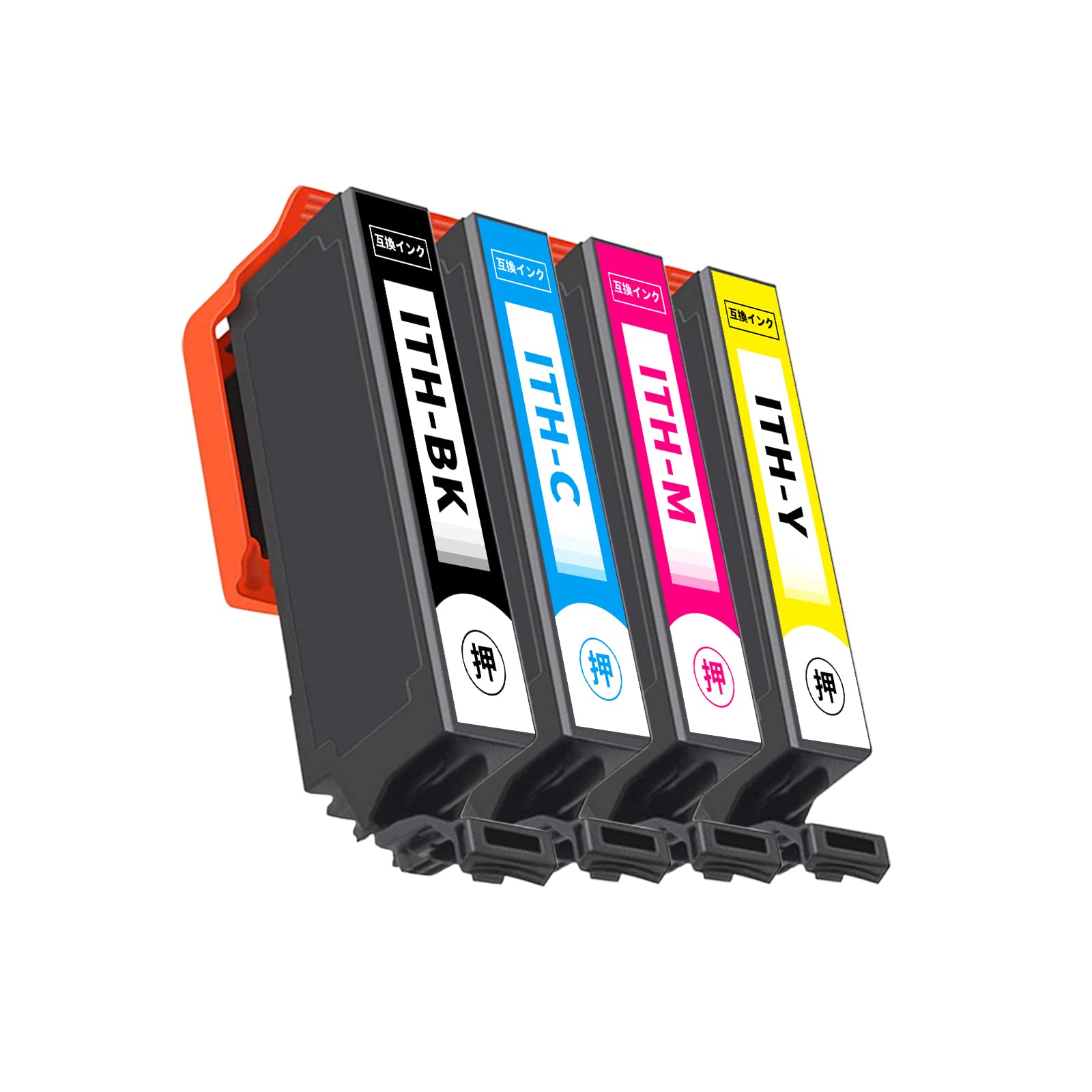 Amazon.co.jp: EPSON用 エプソン用 ITH 互換インク イチョウ インク ITH-BK ITH-C ITH- M ITH-Y (BK/C/M/Y) 4色セット(合計4本 ...