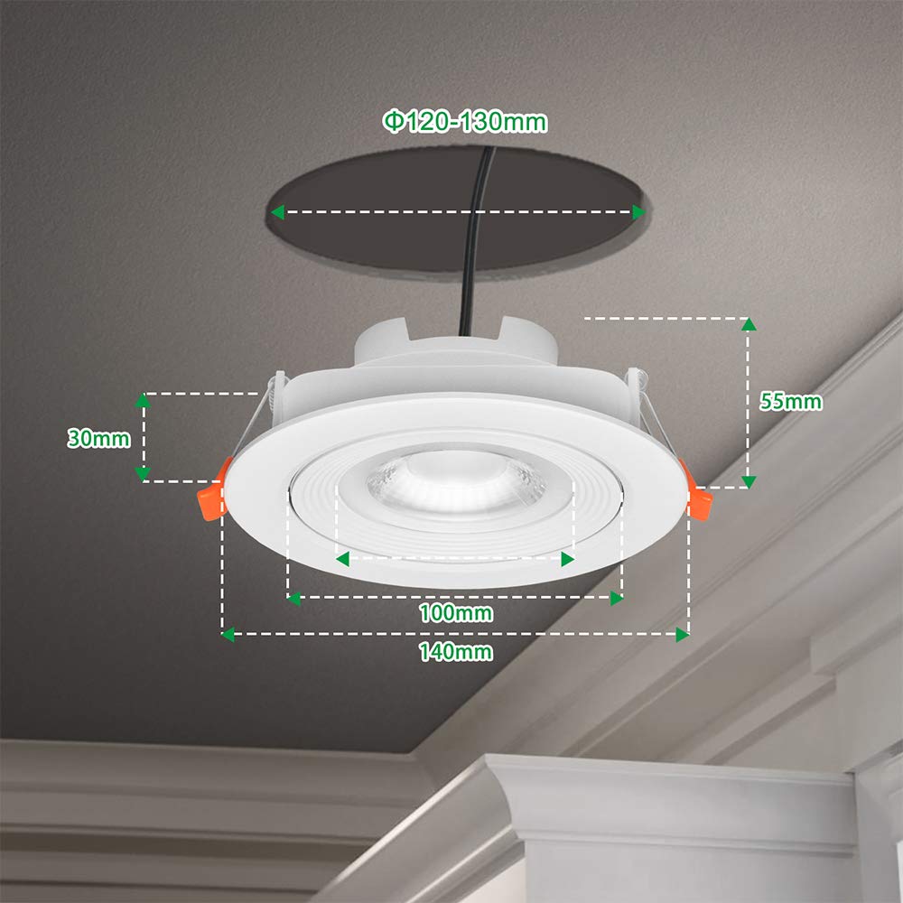 Angled Recessed Ceiling Lights Lotus LRG3 5CCT 4RSL BK 4" Sloped Round