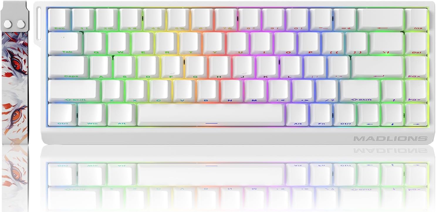 Amazon.com: ZMX MADLIONS MAD 68 HE Magnetic Switch Keyboard,Hall Effect ...