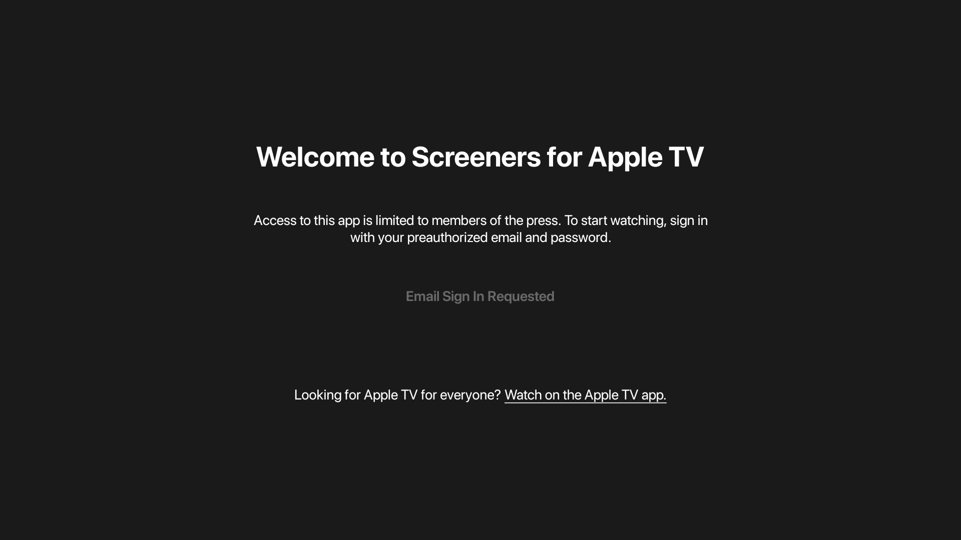 Apple TV Screeners - App on Amazon Appstore