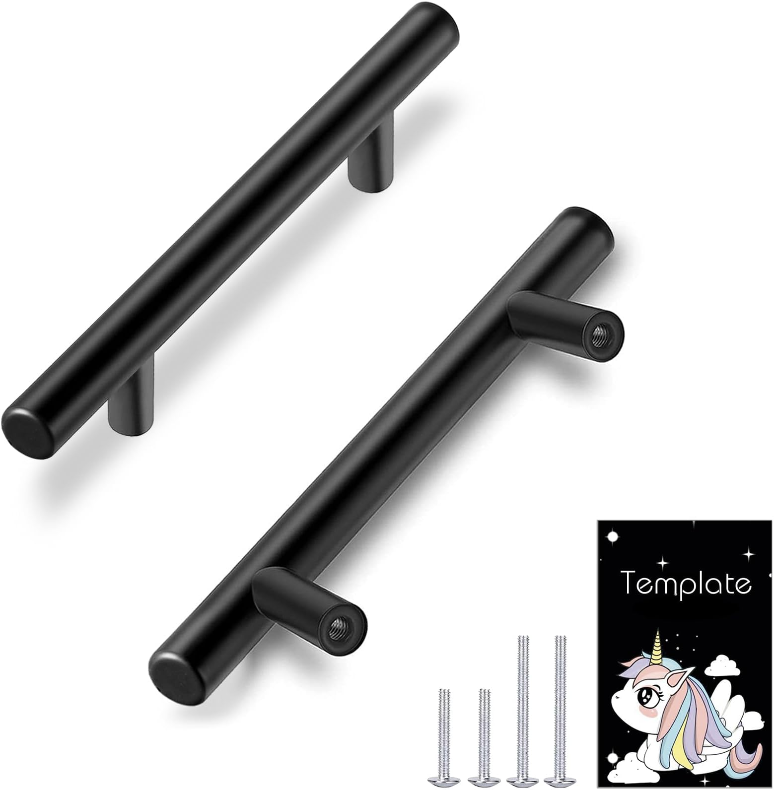 HBL' 30 Pack | 3 Inch Center to Center Matte Black Cabinet Pulls ...