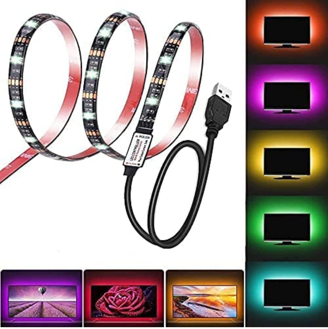 Buy Desidiya RGB USB LED Flexible Strip Light Multi-Color Changing ...