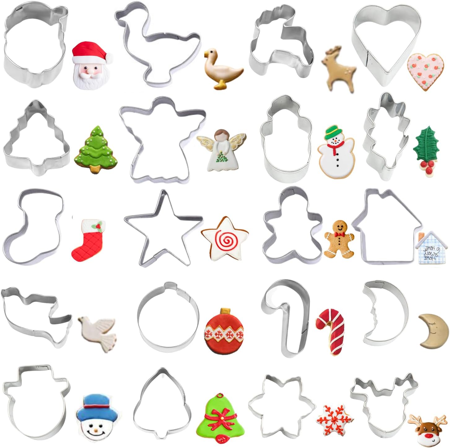 Amazon.com: 1 Dozen/12 Count Mini Stars 1.5 Inch Cookie Cutters from ...