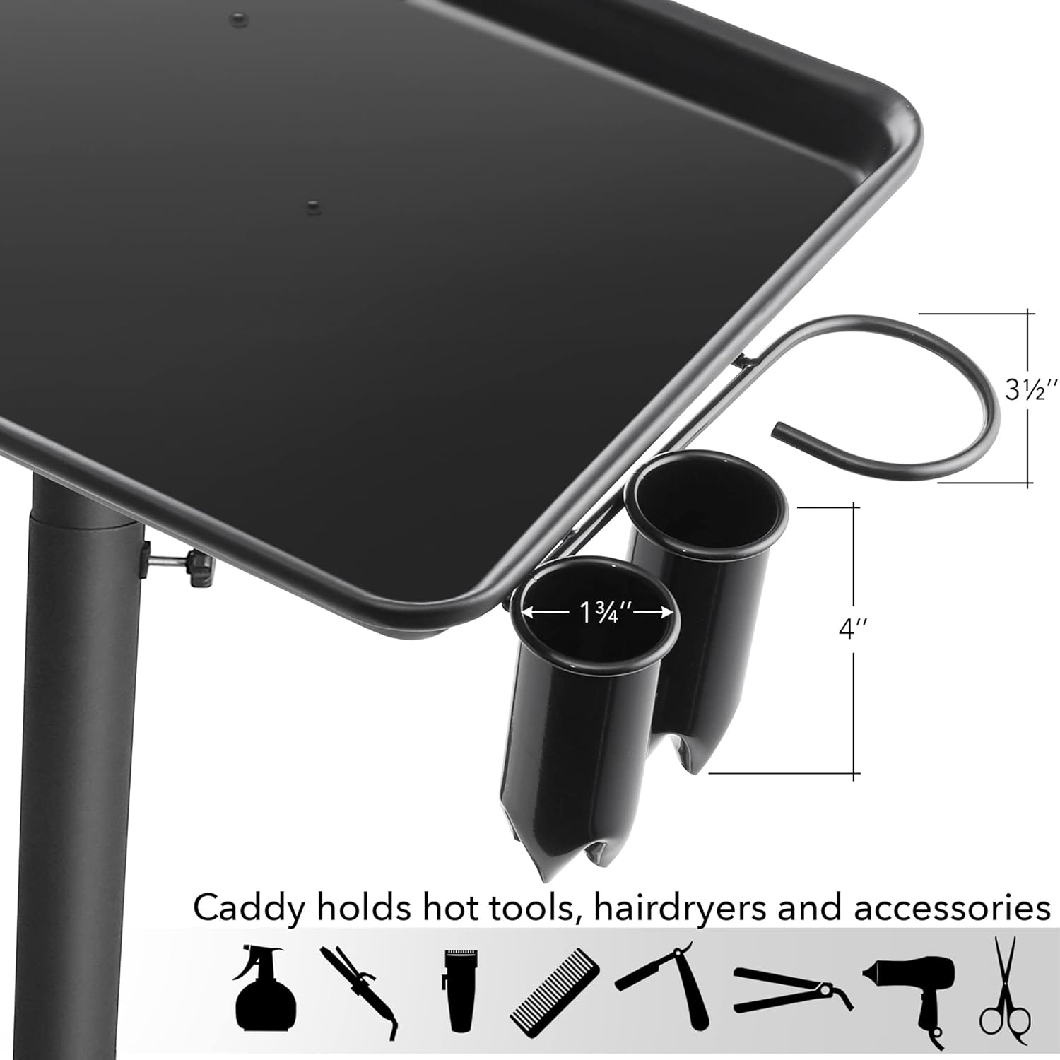 Buy Set of 2 - Saloniture Aluminum Salon Instrument Tray with Caddy ...