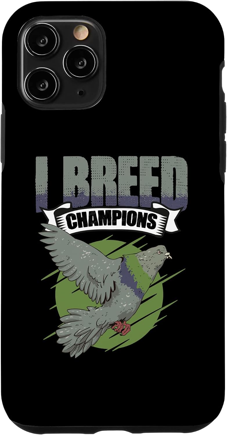 Amazon.com: iPhone 11 Pro I Breed Champions Pigeon Bird Racing Homing ...