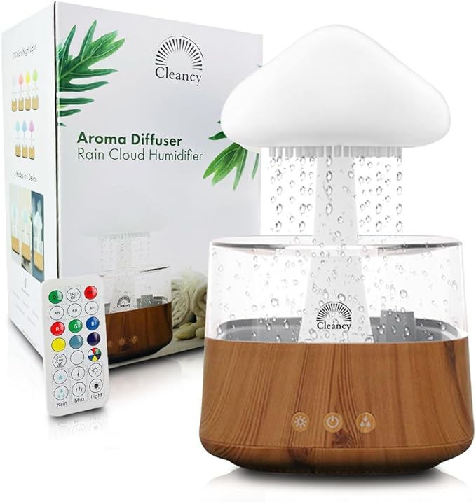 Amazon.com: Rain Cloud Humidifier Water Drip with Adjustable LED Lights ...