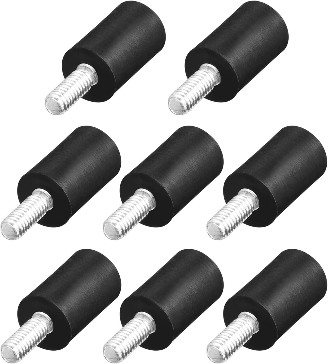 Amazon.com: TA-VIGOR 8pcs M4 Male Female Rubber Mounts, D10mm x H15mm ...