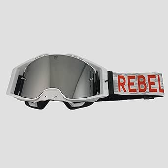 Amazon.com: Rebel Optics Defiant Pro Motocross Goggle - Orange Chrome ...