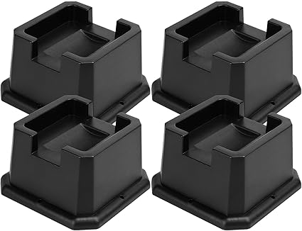 Amazon.com: shouwuhho Bed Risers 2 inch, Furniture Risers Elevation in ...