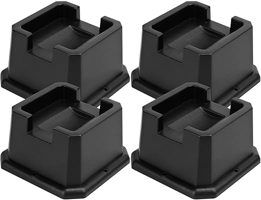 Amazon.com: shouwuhho Bed Risers 2 inch, Furniture Risers Elevation in ...