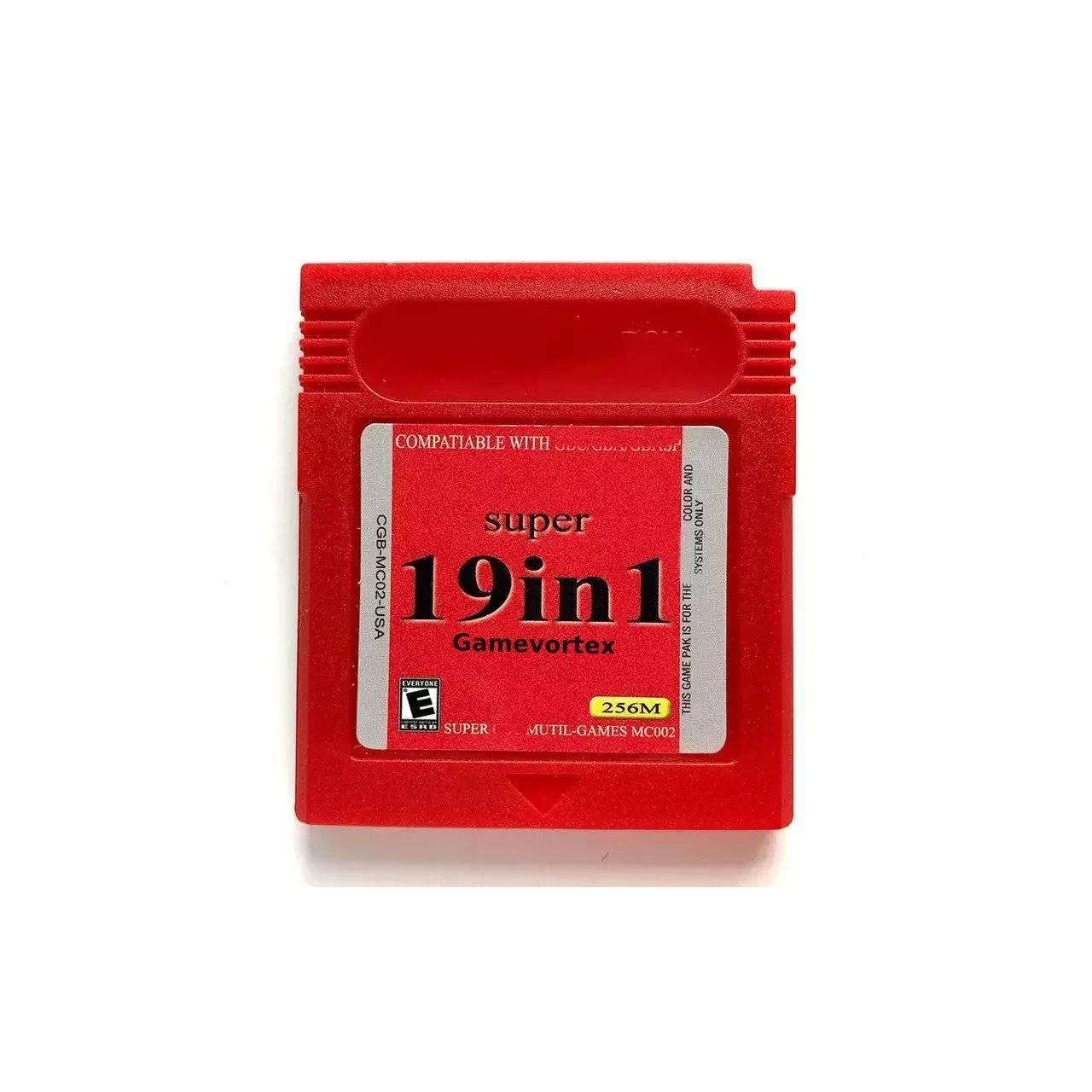 Amazon.com: Super Cartridge 19 in 1 Game Boy Color GBC 16bits, Video ...