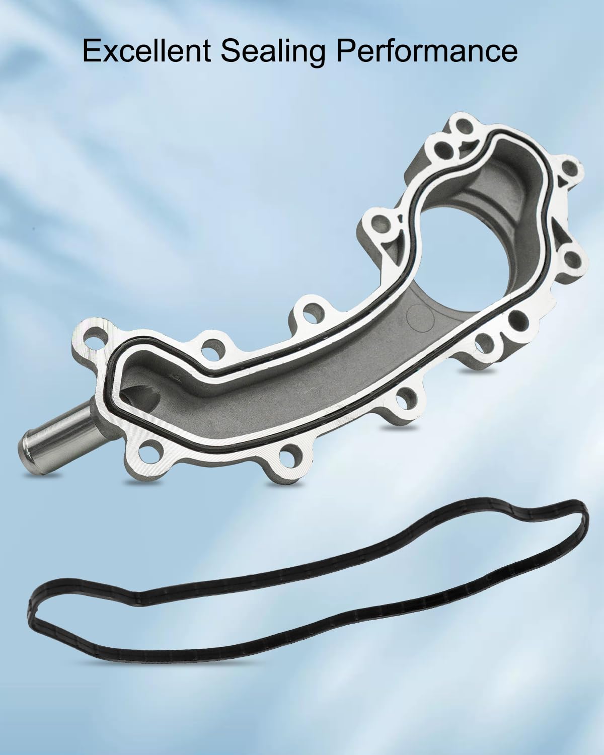 Snapklik.com : Upgraded Aluminum Engine Coolant Crossover Water Outlet ...