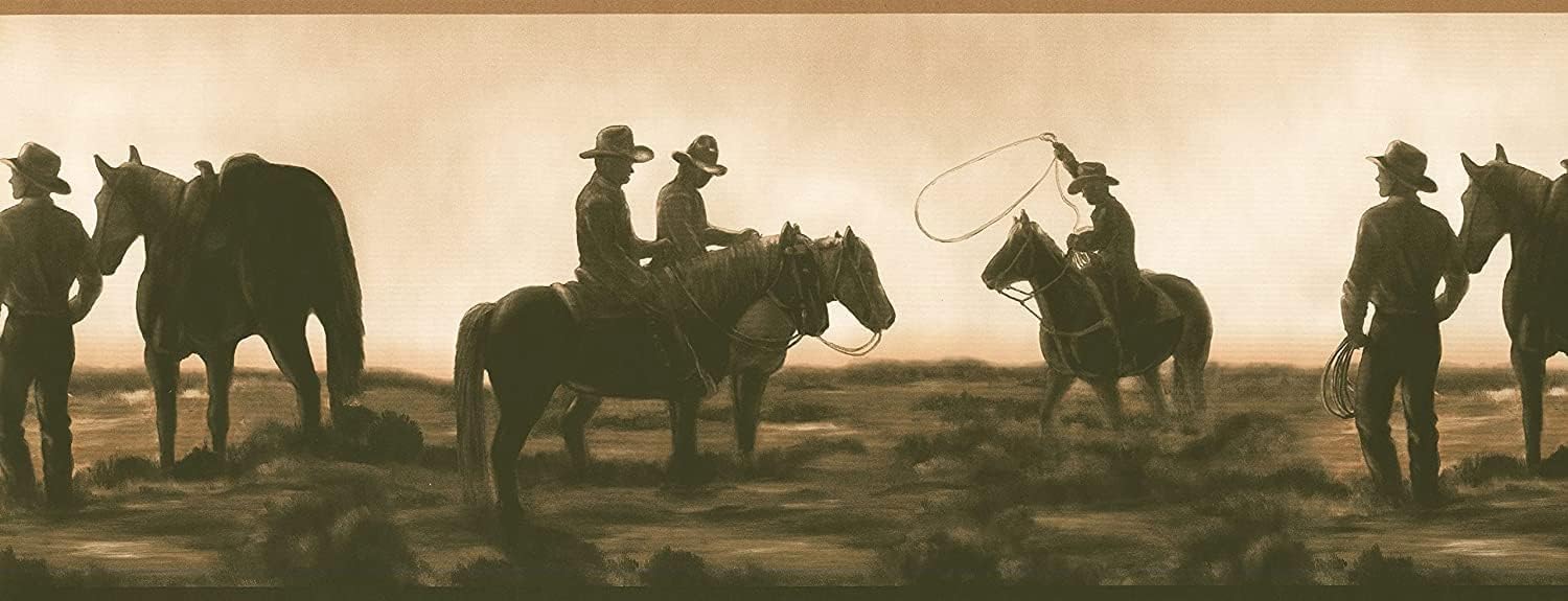 Wallpaper Border Cowboys Indians Irregular Migration Starts Well