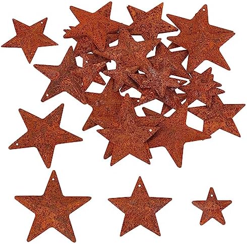 Amazon.com: 100 Rusty Barn Stars 1.5-inch Rustic Primitive Country ...