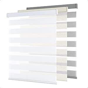 Amazon.com: SHECUTE Cordless Zebra Blinds for Windows, Zebra Roller Window Shades for Day ...
