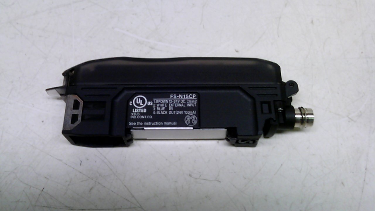 KEYENCE Corp FS-N15CP M8, Digital Fiber Optic Amplifier, 12/24 VDC, PNP ...