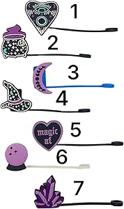 Amazon.com: Mystic Magic Straw Toppers (5 - Magic AF) : Home & Kitchen