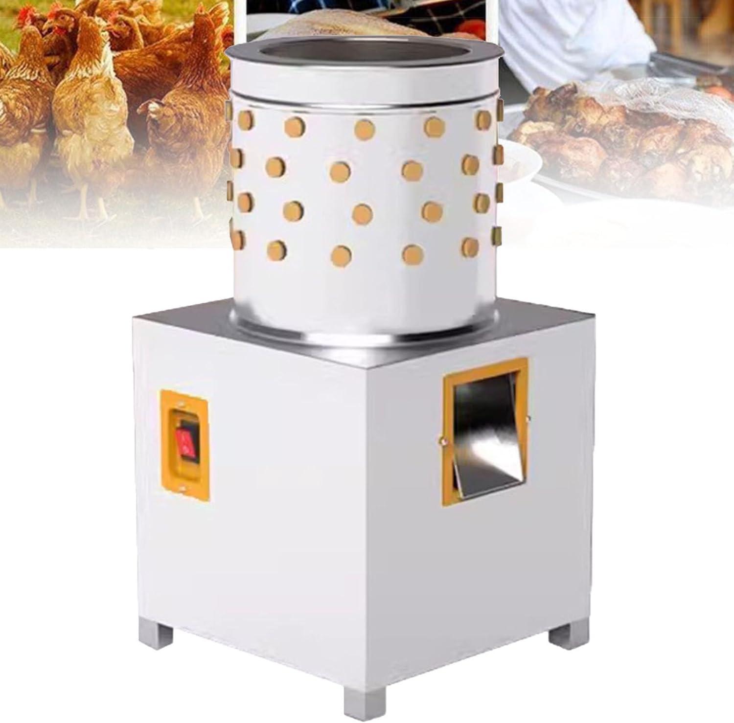Amazon.com: Automatic Chicken Plucker Machine - Stainless Steel Poultry ...