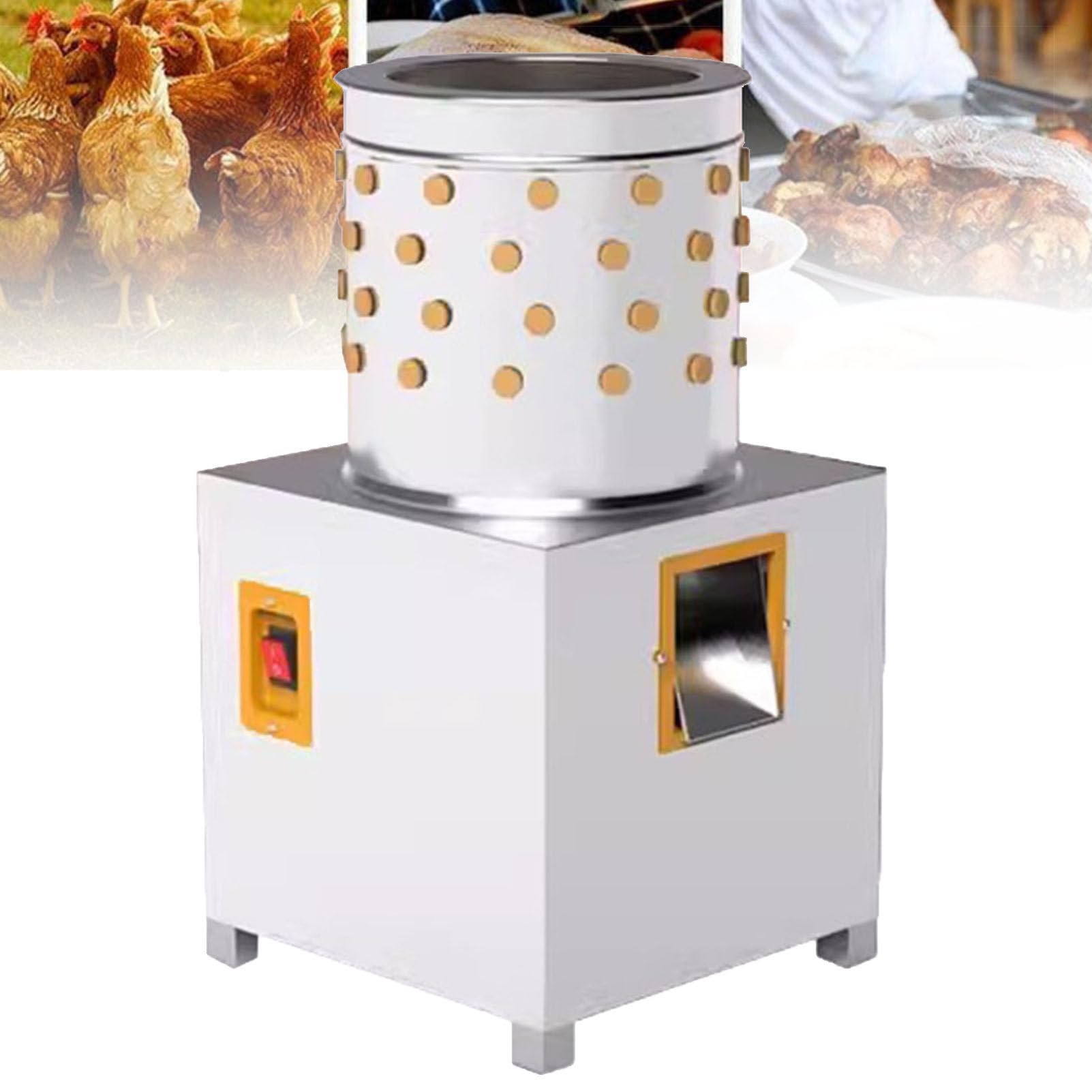 Amazon.com: XQZMZSCP Chicken Plucker Machine Stainless Steel Poultry ...