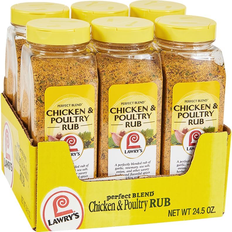 Amazon.com : Lawrys Perfect Blend Chicken & Poultry Rub, 24.5 oz (Pack ...