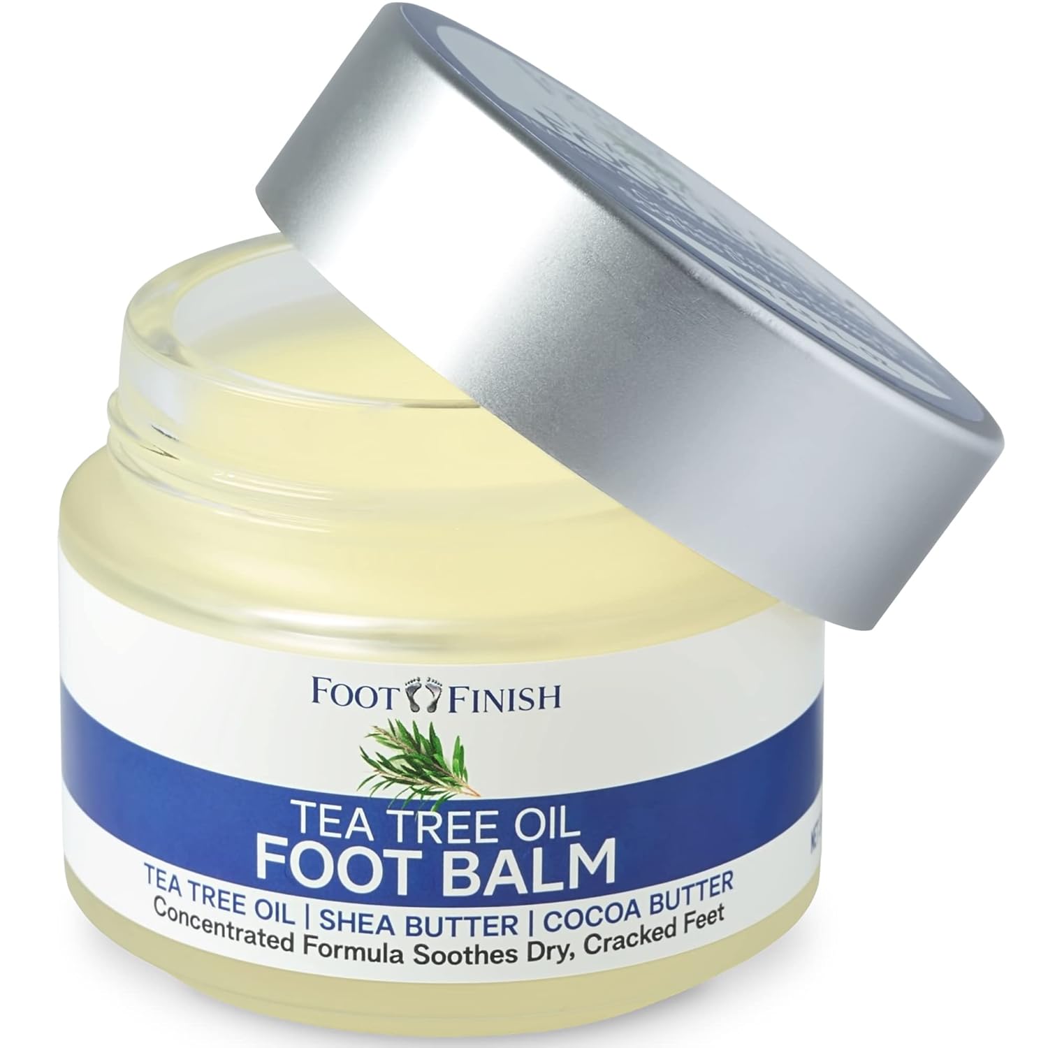 Amazon.com : Foot Balm for Dry Cracked Feet by Foot Finish - Tea Tree ...