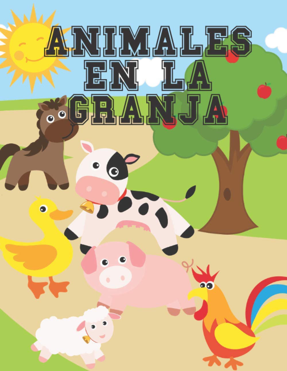 Buy Animales en la granja: libro para colorear, excelentes libros de ...