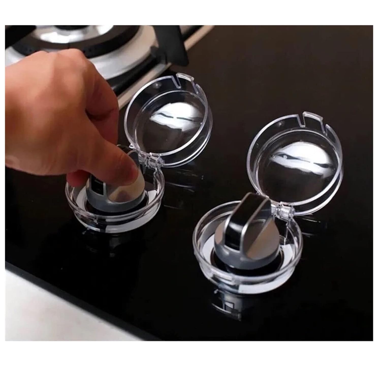 Amazon.com: Stove Knob Covers for Child Safety,4 Pack Gas Stove Knob ...