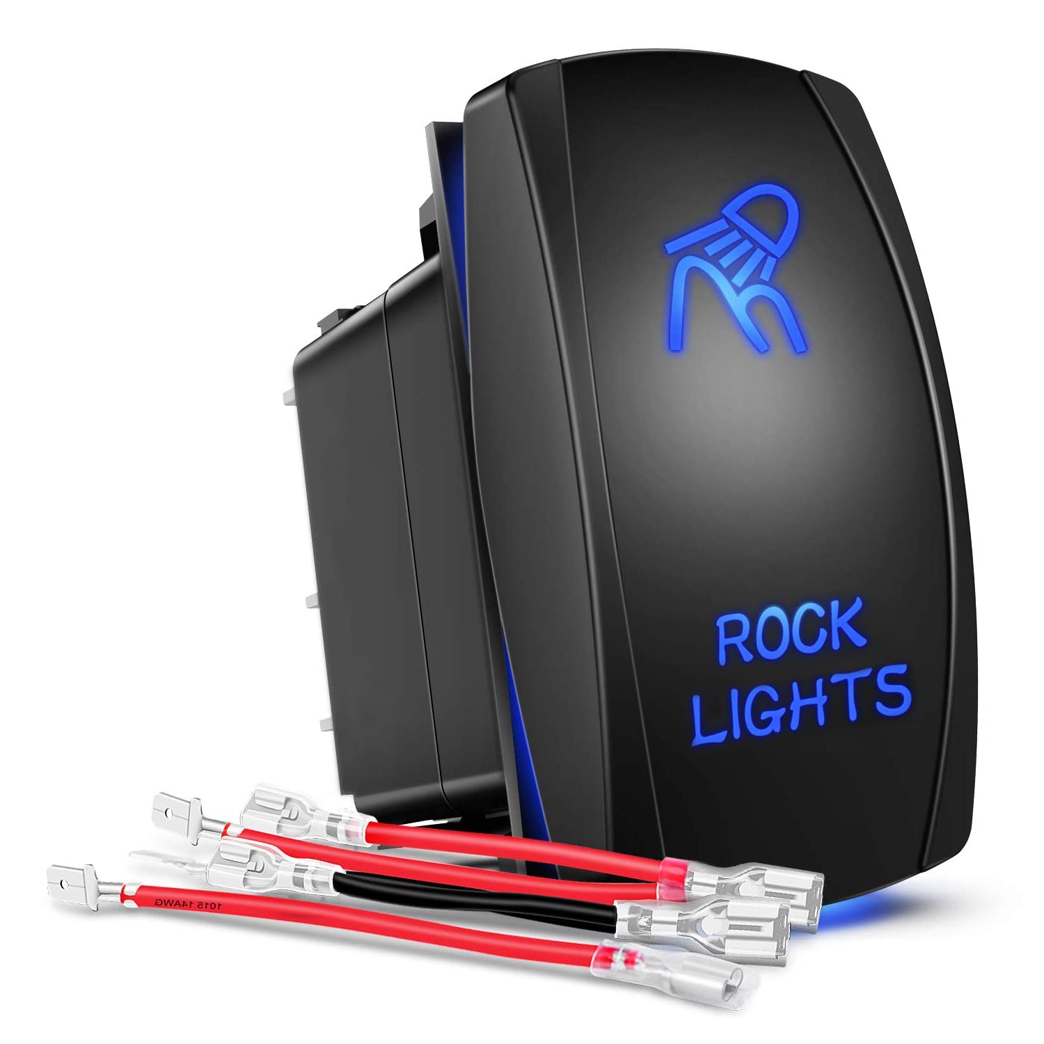 Amazon.com: GOOACC Rock Lights Rocker Switch Led Light Bar Switch 5Pin ...