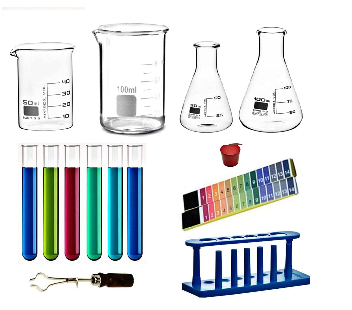 Beakers And Test Tubes Test Tube Flasks SVG, Cute Chemistry PNG, Fun