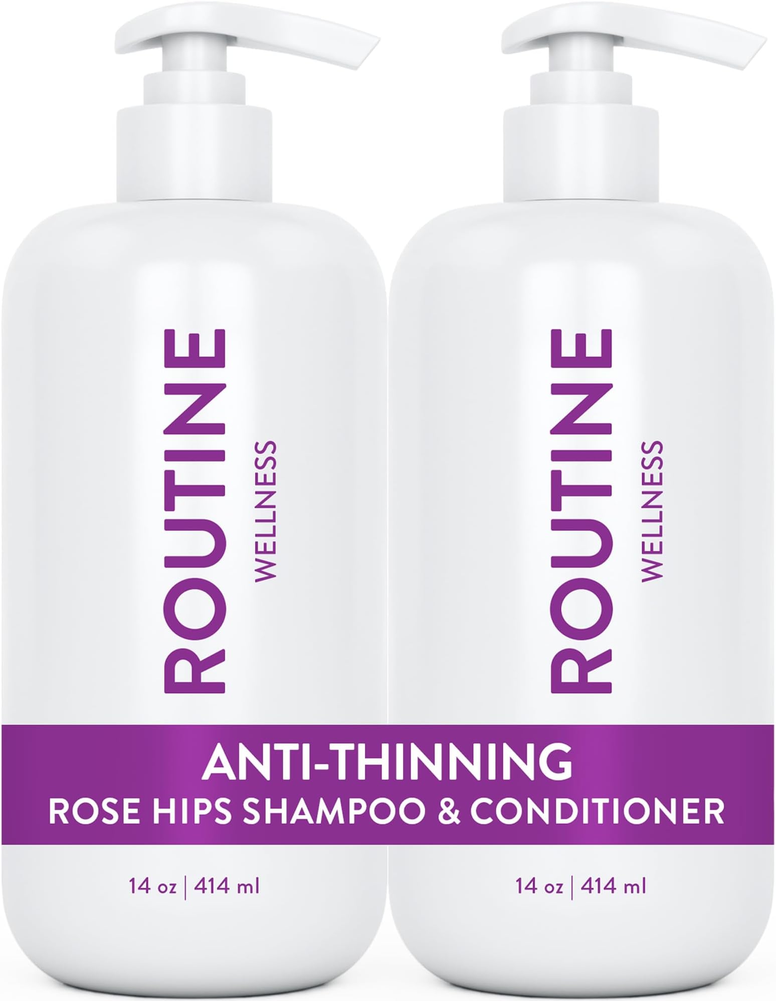 Amazon.com : Routine Wellness Anti-Thinning Shampoo and Conditioner Set ...