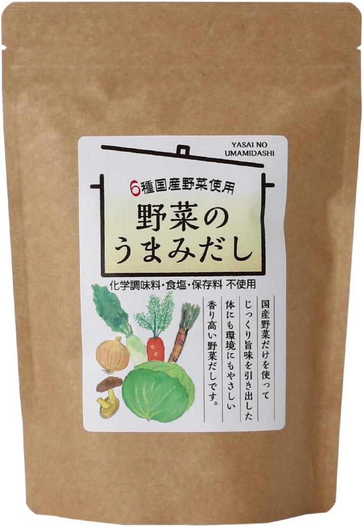 Amazon.co.jp: [宝山九州] 野菜のうまみだし・20P 100g(5g×20包) : 食品・飲料・お酒
