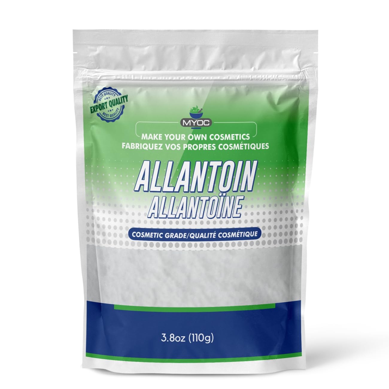 Amazon.com: Myoc Allantoin Powder for Cosmetic, Skin, Allantoin Powder ...