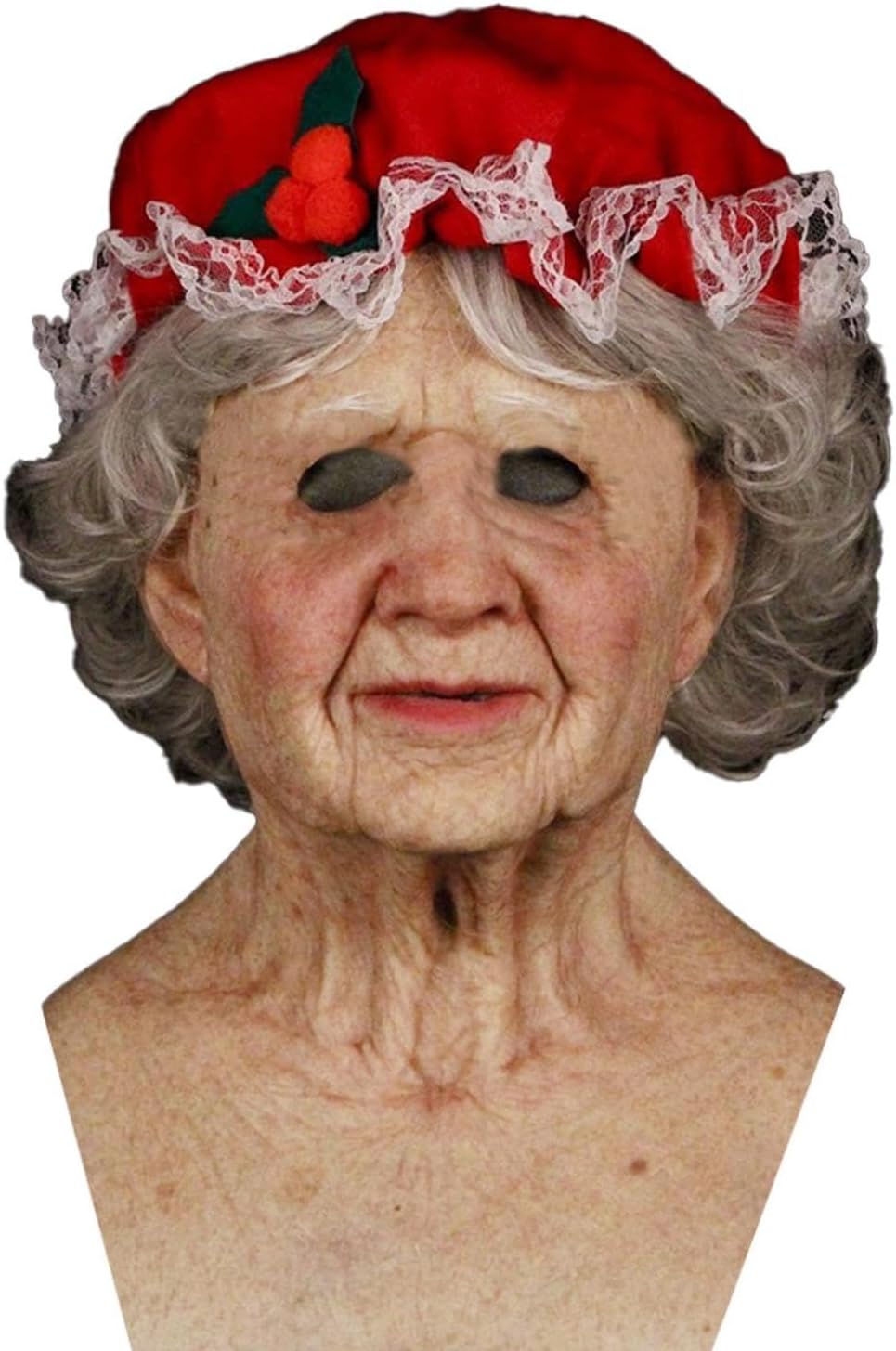 Realistic Christmas Old Lady Mask Santa Claus Women Philippines | Ubuy