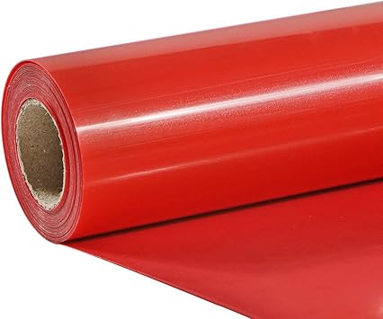 Amazon.com: TUMIYA Red Heat Transfer Vinyl HTV Rolls, 12" x 8ft Red ...