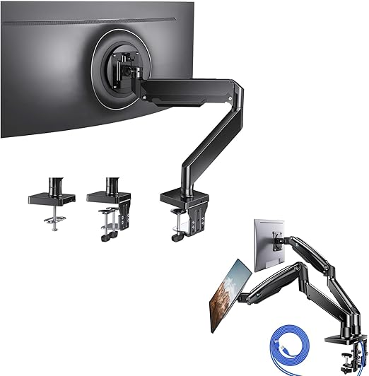 Amazon.com: HUANUO Single Monitor Mount for Ultrawide Screens, Heavy ...