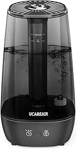 Amazon.com: UCAREAIR® Small Humidifiers for Bedroom, 2L Top Fill Cool ...