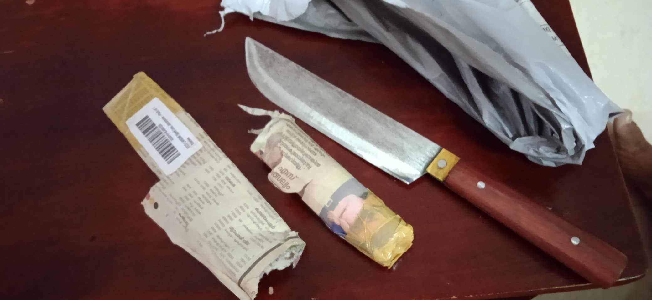 Buy ECO LAND® Steel Leaf Knife - Handmade Kitchen Knife - Urukku Kathi ...