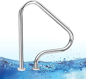 Amazon.com : ZWLI Pool Grab Rail 3 - Bend Swimming Pool Handrail, 304 ...