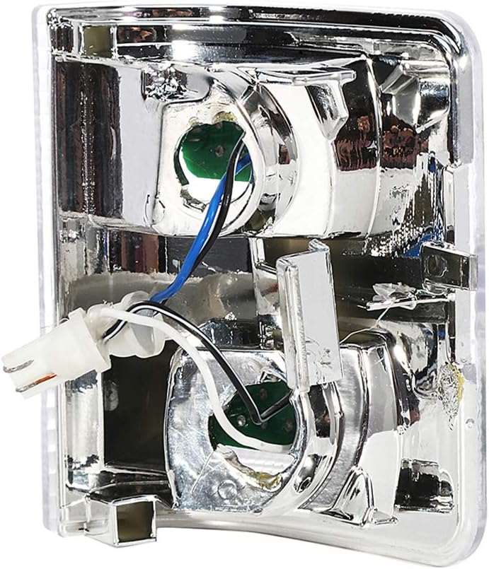 SCITOO Luces de señal, espejos laterales de transparencia para Ford ...