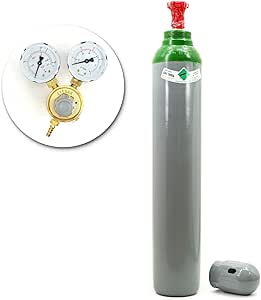 Gasfles Pure Argon (100%) 10 liter lasgas TIG WIG legering 2,1 m3 ...