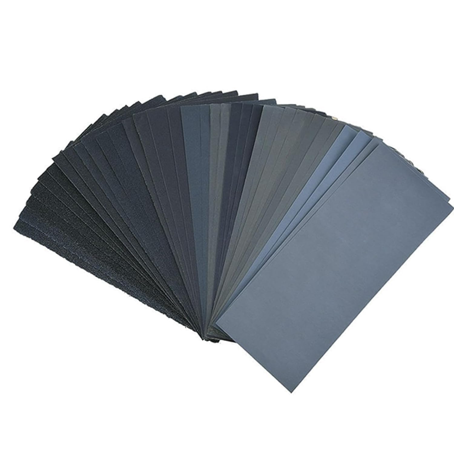 14 Feuilles Papier de Verre, Abrasif Humide Eau/Sec, 400 à 2000 Grains ...