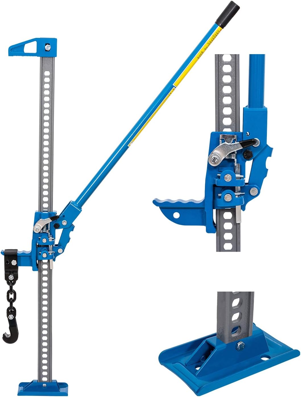 KATSU Farm Jack 48 Inch High Lift 3 Tonne with Bumper Lift Lifting ...